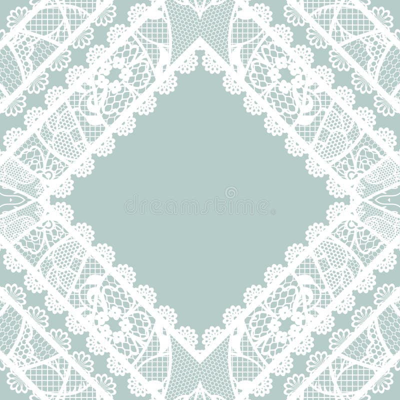 Spring Lacy Seamless Floral Pattern Stock Vector - Illustration of ...