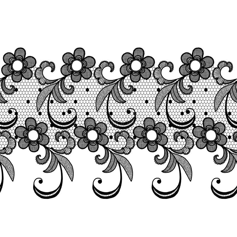 Lacy vintage trim. stock vector. Illustration of decorative - 74632640