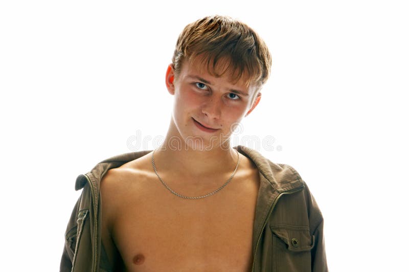 Lad in jacket stock image. Image of jacket, macho, fashion - 11183033