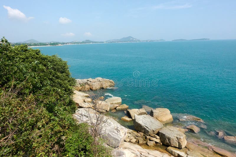 Lad Koh Viewpoint. Look Out Ocean Side. Koh Samui. Stock Image - Image ...