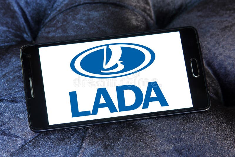 Lada car logo editorial stock photo. Image of transportation - 76974668