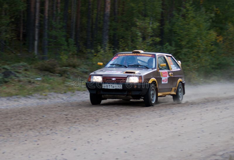 Lada Car on Rally St. Petersburg 2011 Editorial Stock Photo - Image of ...