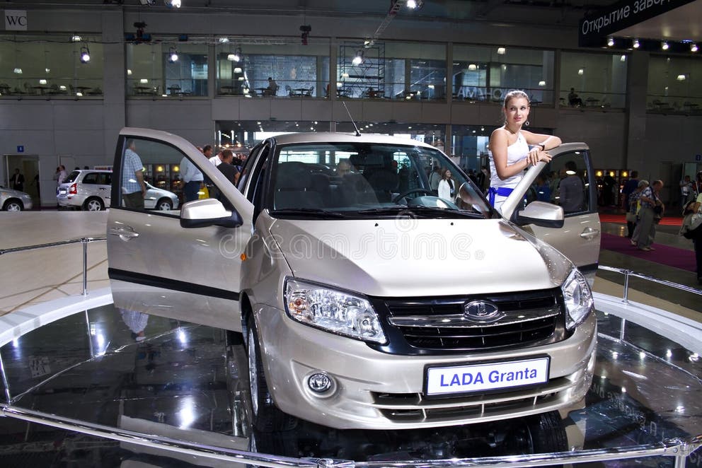 LADA Granta editorial image. Image of style, design, motor - 21068590