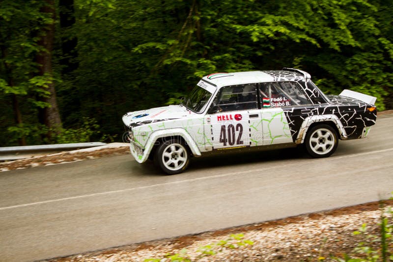 Lada on Miskolc Rally Hungary Editorial Stock Photo - Image of race ...