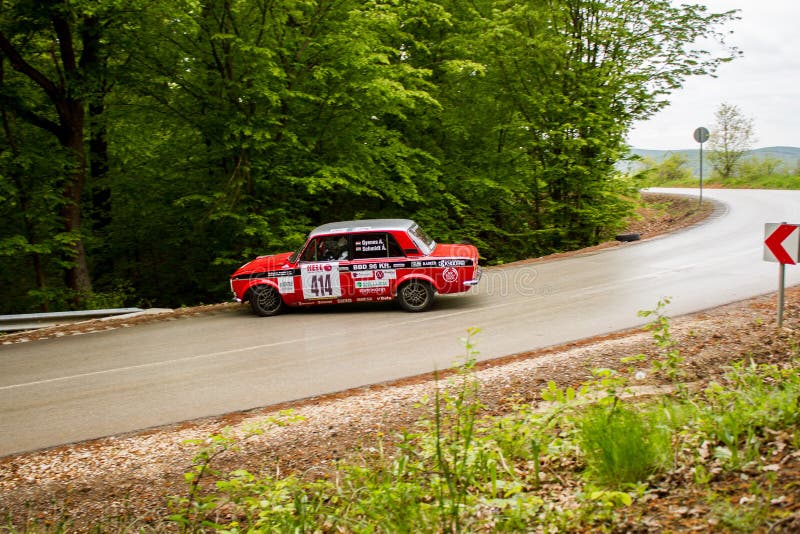 Lada on Miskolc Rally Hungary Editorial Stock Image - Image of rally ...