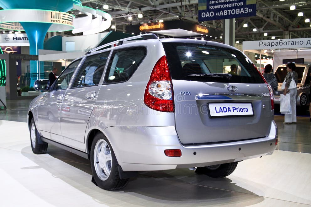 LADA Priora wagon editorial image. Image of dream, project - 21068565