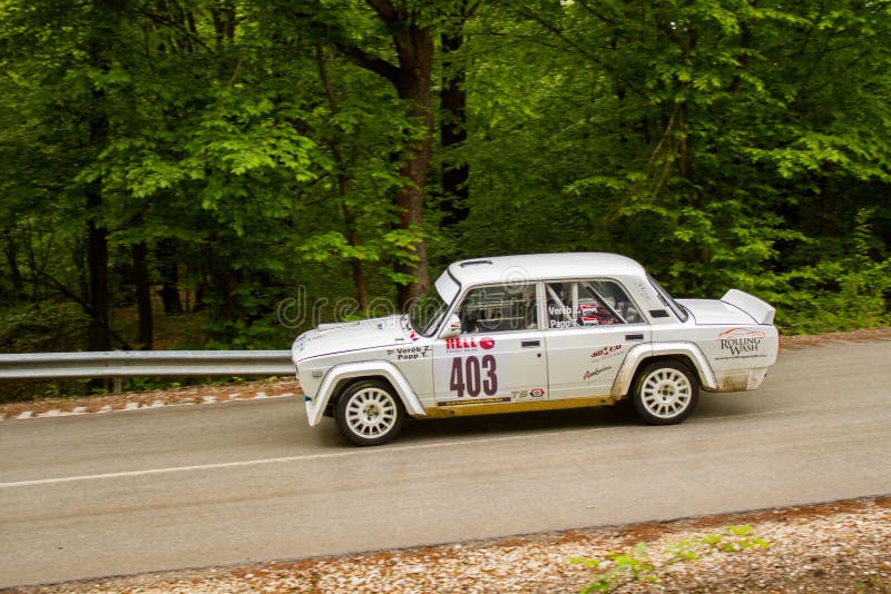 Lada Vfts on Miskolc Rally Hungary Editorial Stock Photo - Image of ...