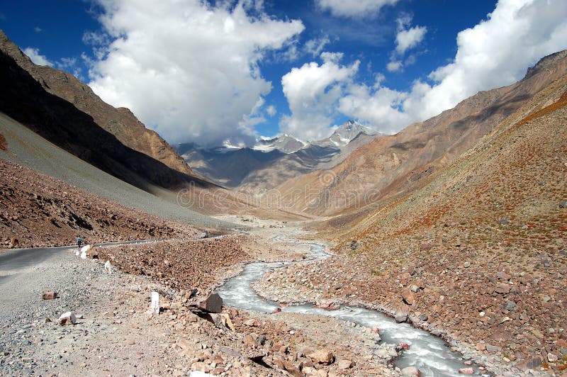 Ladakh road stock image. Image of trip, travel, holiday - 11158029