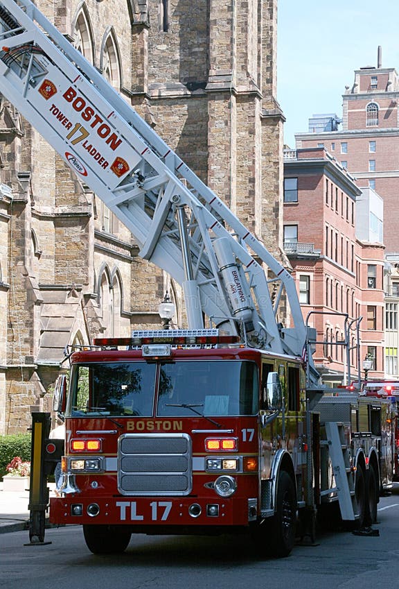 Ladder 17 editorial stock photo. Image of fire, rescue - 15951113