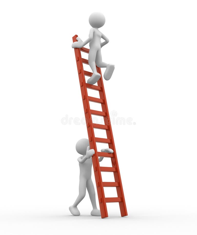 Helping People Climb Ladder Stock Illustrations – 106 Helping People ...