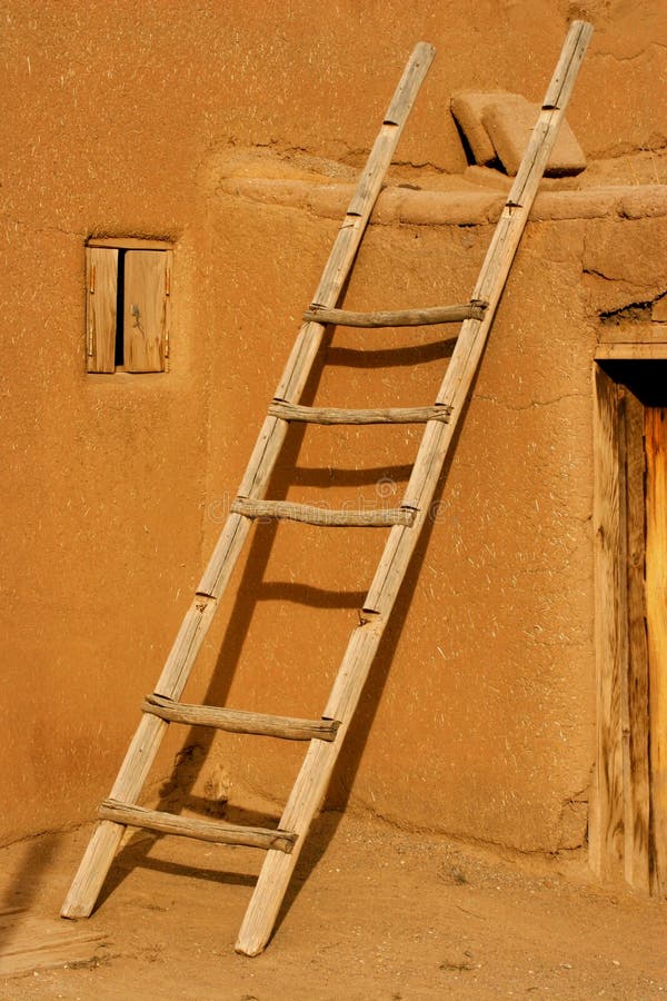 Ladder stock image. Image of adobe, wooden, colour, ladder - 39561