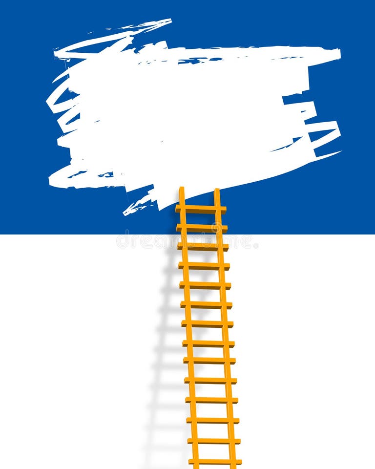 Ladder Advertisement Concept Stock Illustrations – 294 Ladder ...