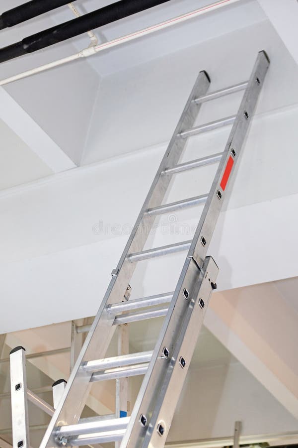 Ladder stock image. Image of aluminium, equipment, tall - 222763899