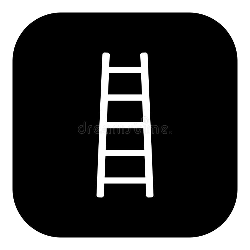 Ladder and app icon stock vector. Illustration of staircase - 233780768