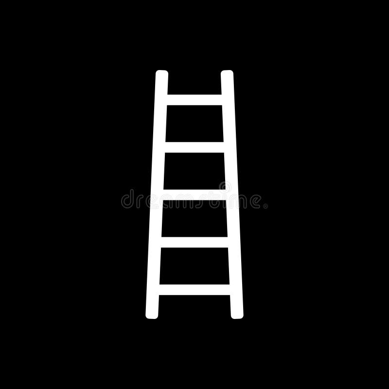 Ladder and background stock vector. Illustration of graphic - 203463053