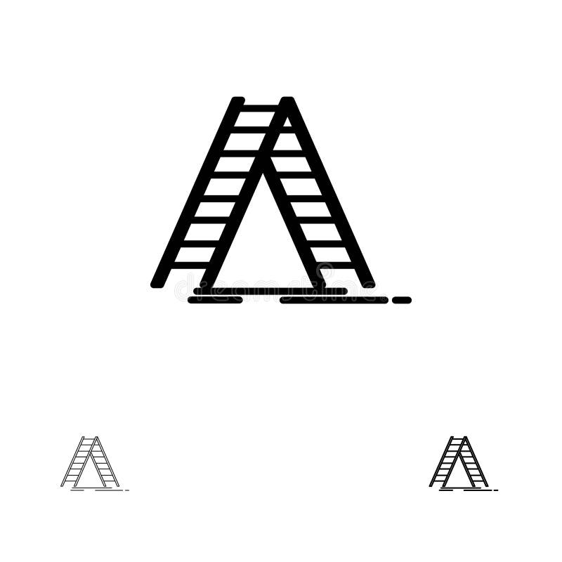 Improvement Ladder Icon Set Stock Illustrations – 751 Improvement ...