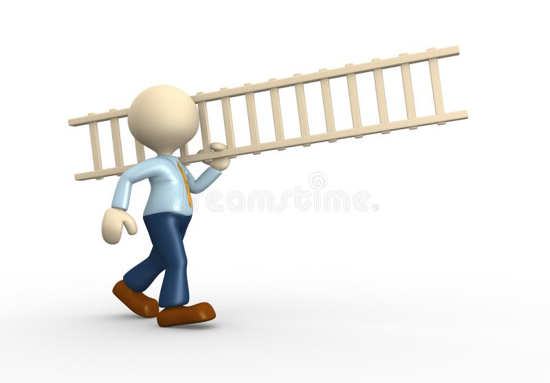 3d Man Carry Ladder Stock Illustrations – 37 3d Man Carry Ladder Stock ...