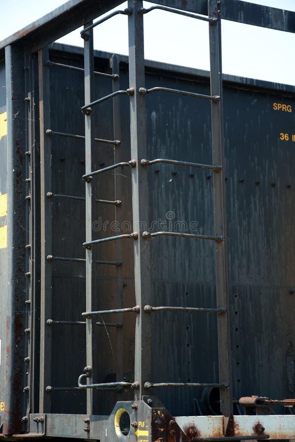 Old boxcar ladder stock photo. Image of ladder, trains - 59533140