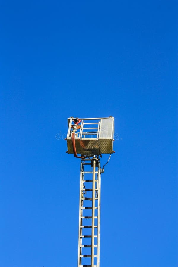 Ladder of a fire engine stock image. Image of aluminum - 29598449