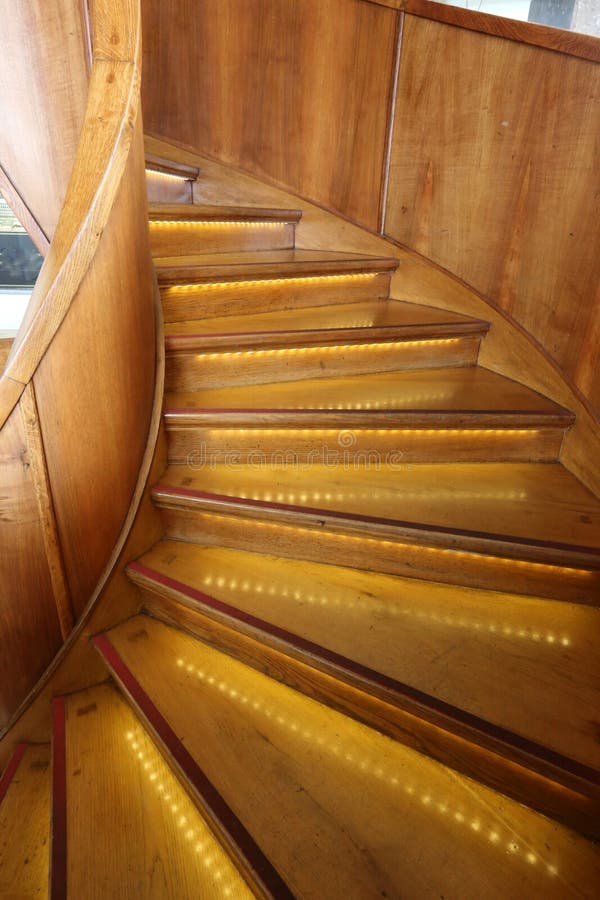 Twisted spiral staircase stock photo. Image of functional - 123775932