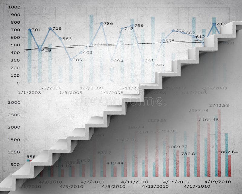 Ladder of growth stock image. Image of steps, white, structure - 57117797