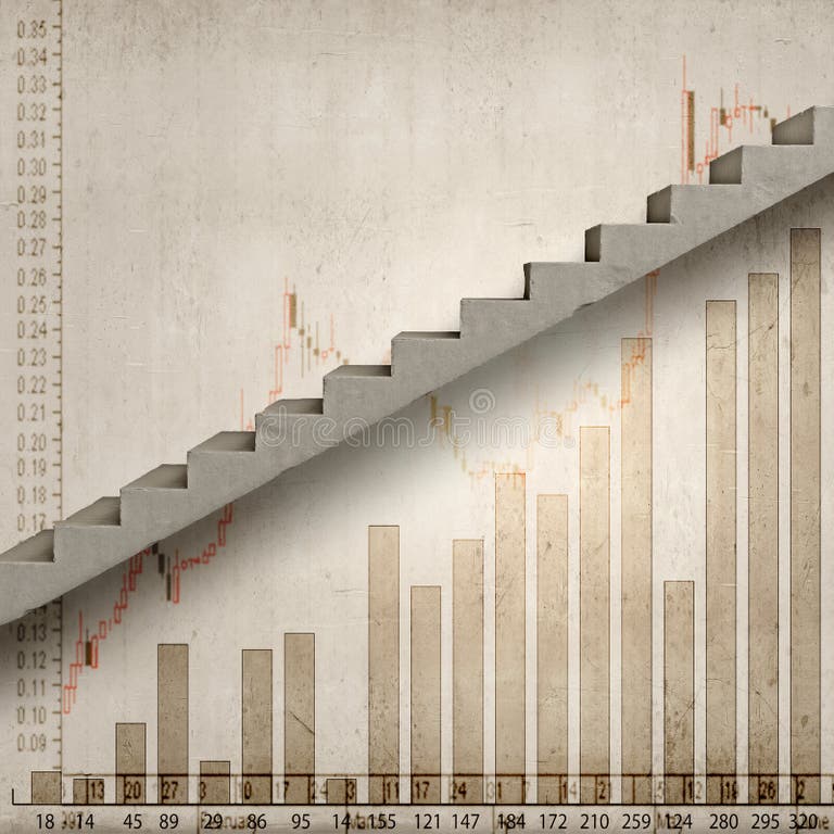 Ladder of growth stock photo. Image of pattern, building - 57163762