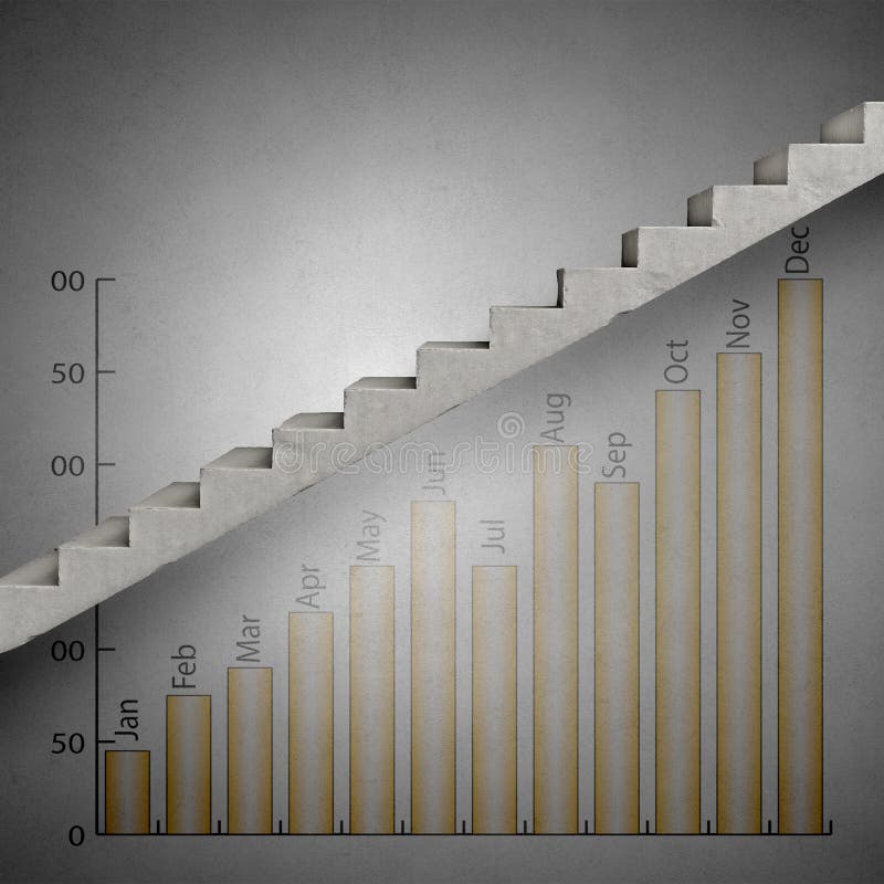 Ladder of growth stock image. Image of steps, construction - 57267485