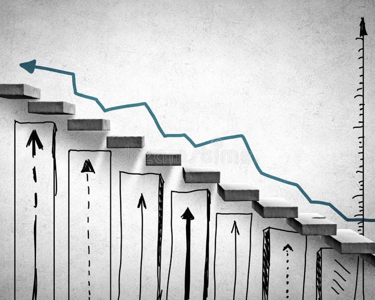 Ladder of growth stock image. Image of white, modern - 57296297