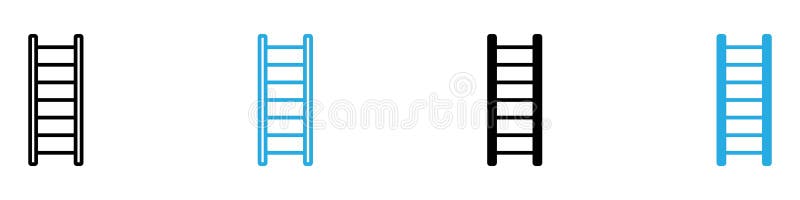 Ladder Icon Ideal for Construction and DIY Projects Stock Vector ...