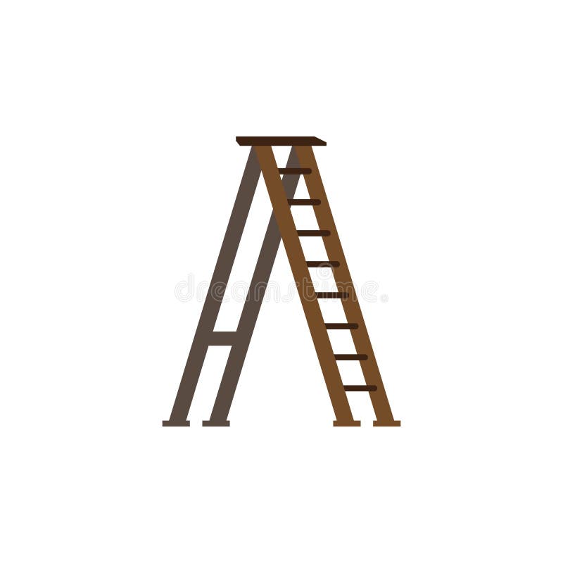 Silhouette Painter Ladder Stock Illustrations – 112 Silhouette Painter ...