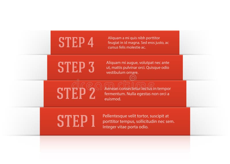 Ladder Infographic Template Stock Vector - Illustration of infographic ...