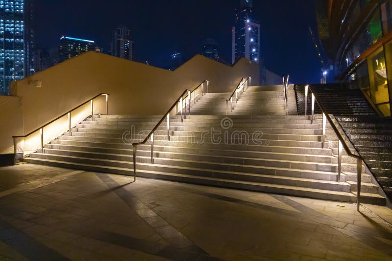 Ladder with LED light stock image. Image of home, rough - 146556539