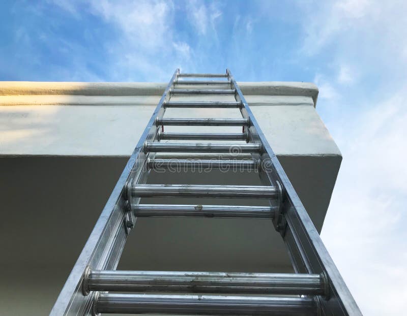 Ladder up to the sky stock image. Image of rust, heaven - 3043421