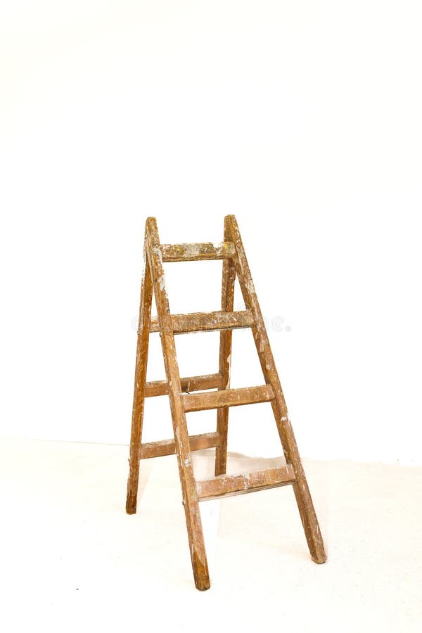 The Ladder is Made of Wood and Has an Opening and Closing Stock Photo ...