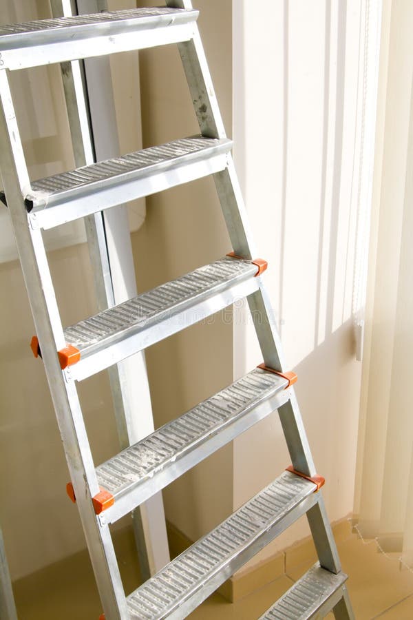 Ladder in the office stock image. Image of living, detail - 24122623