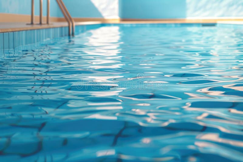 A Ladder Placed in the Middle of a Pool, Suitable for Getting in or Out ...