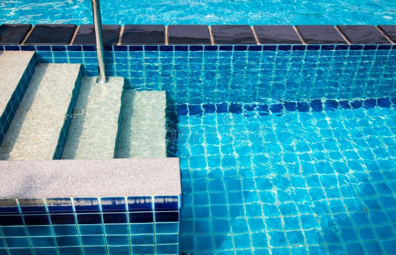 Ladder into the Pool Background Stock Image - Image of aqua, cool: 48612227