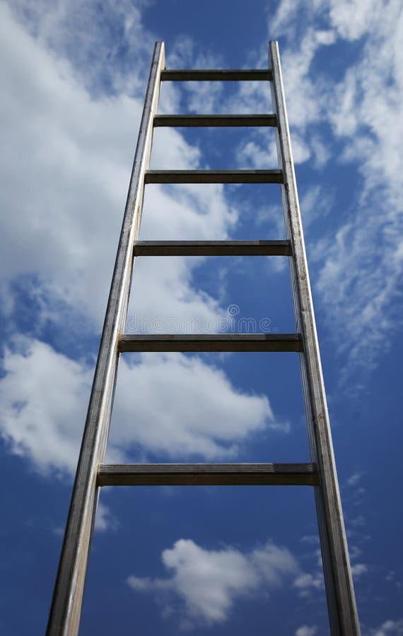 Climbing the ladder stock photo. Image of reaching, building - 480236