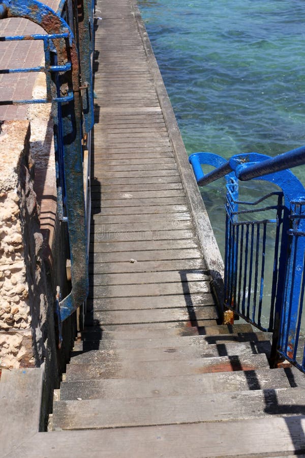 The Ladder Serves To Climb Up and Down Stock Photo - Image of staircase ...