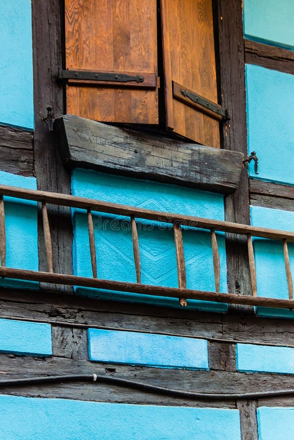 Ladder and shutters stock image. Image of france, shutter - 41696131