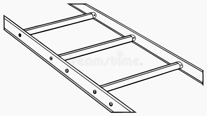 Ladder Simple Construction Tool Access Equipment Illustration Vector ...