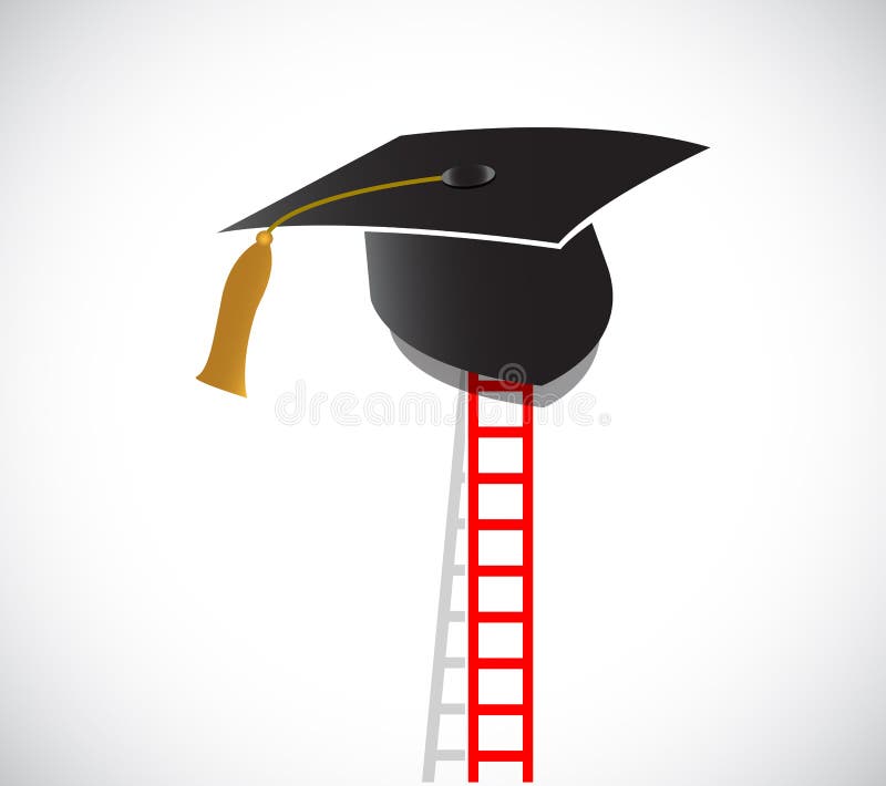 Ladder To Graduation Design Stock Illustrations – 154 Ladder To ...