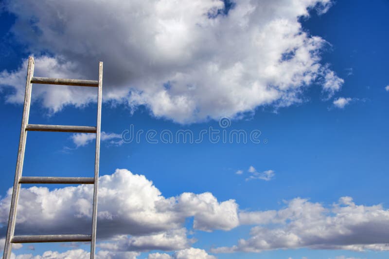Ladder to heaven stock photo. Image of ladder, rise, heaven - 30341768