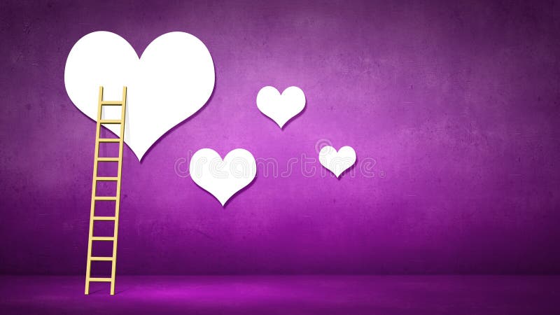 Ladder to love stock photo. Image of step, passion, beautiful - 53760430