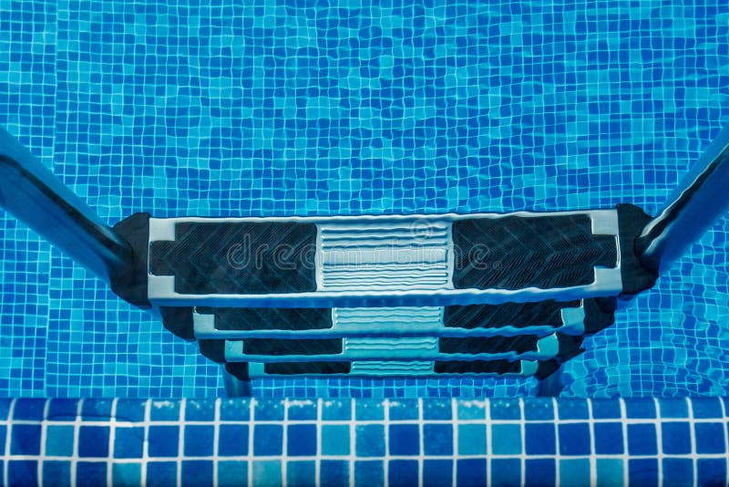 Ladder To the Pool. Metal Staircase. Pool. Ladder. Release To the Pool ...