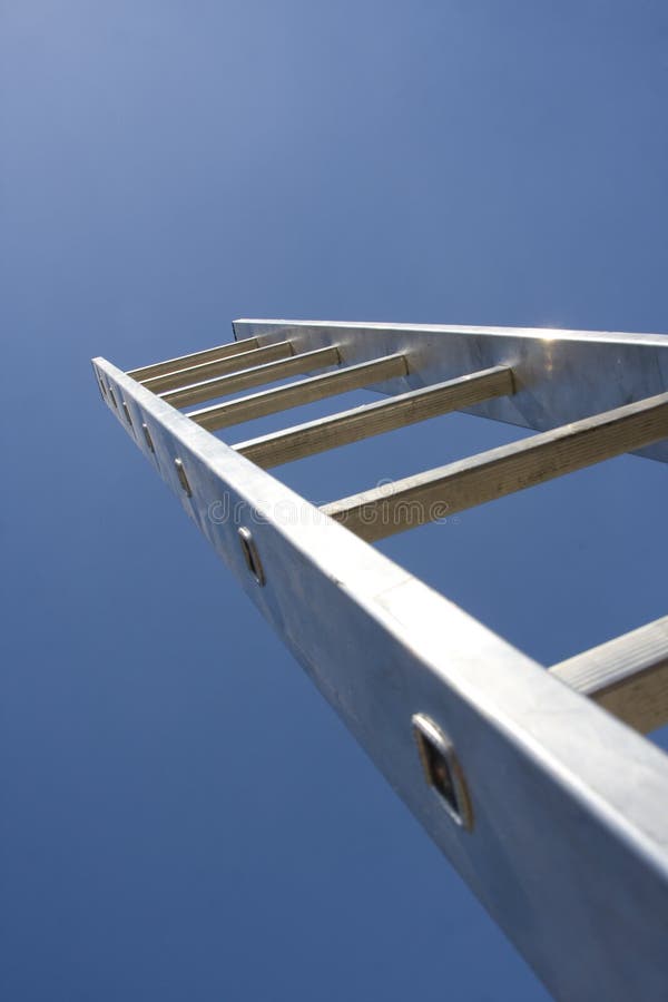 Ladder to the clouds stock photo. Image of challenge - 15683058