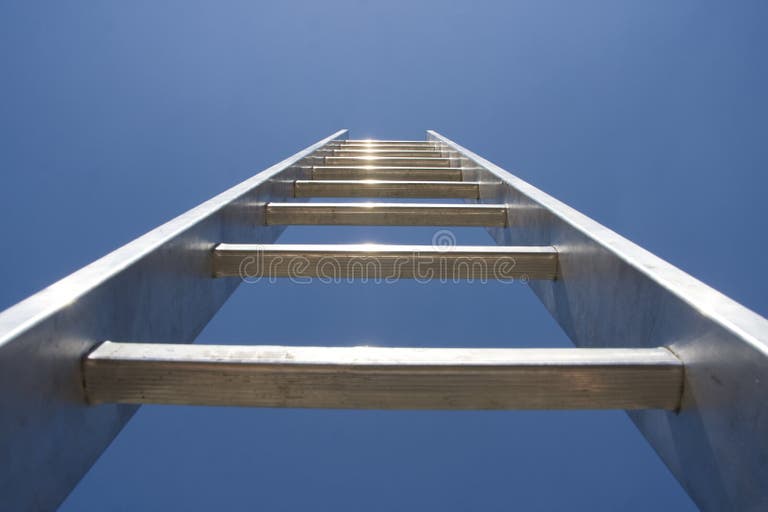 Ladder to sky stock photo. Image of staircase, shiny - 14745066