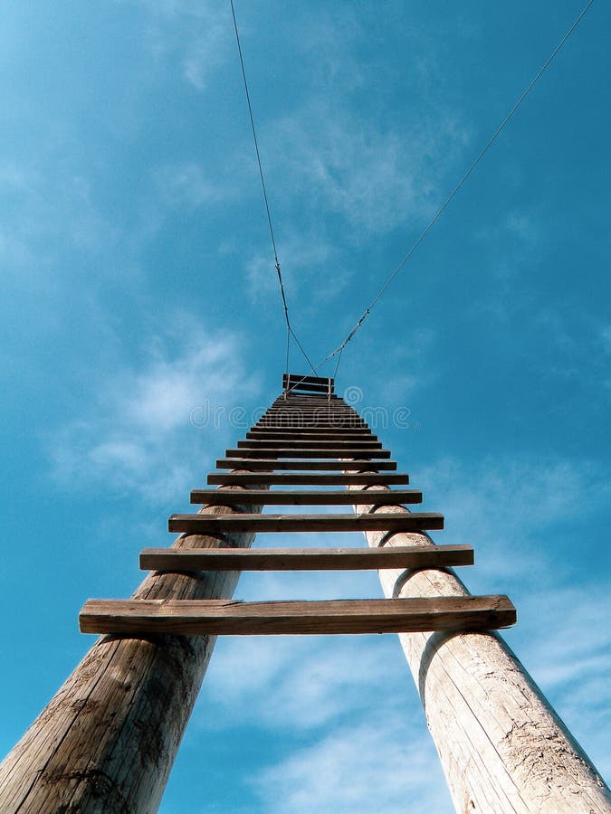 Ladder to the sky stock photo. Image of heaven, white - 160659250