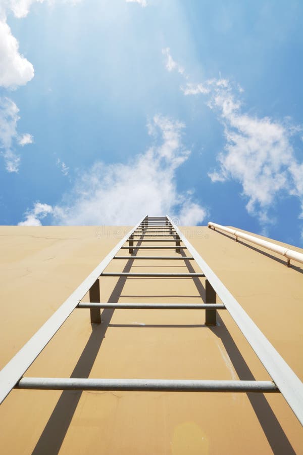 Ladder to sky stock photo. Image of light, assistance - 68913944