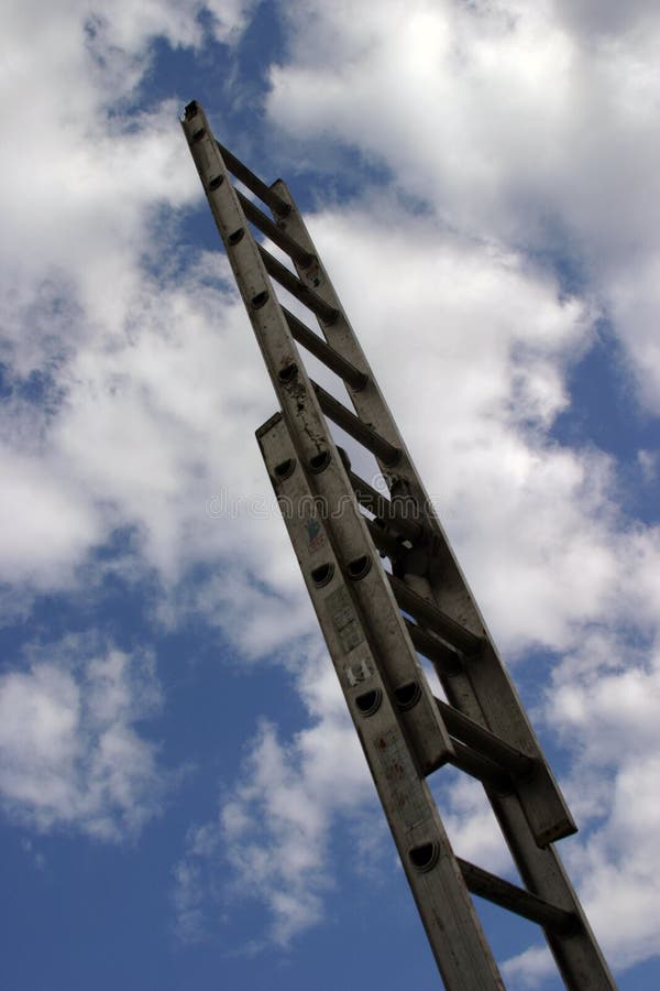 Ladder to success #2 stock image. Image of climb, metal - 394911